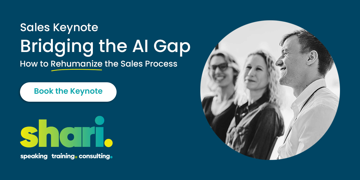 Sales Keynote: Bridging the A.I. Gap - Rehumanize the Sales Process